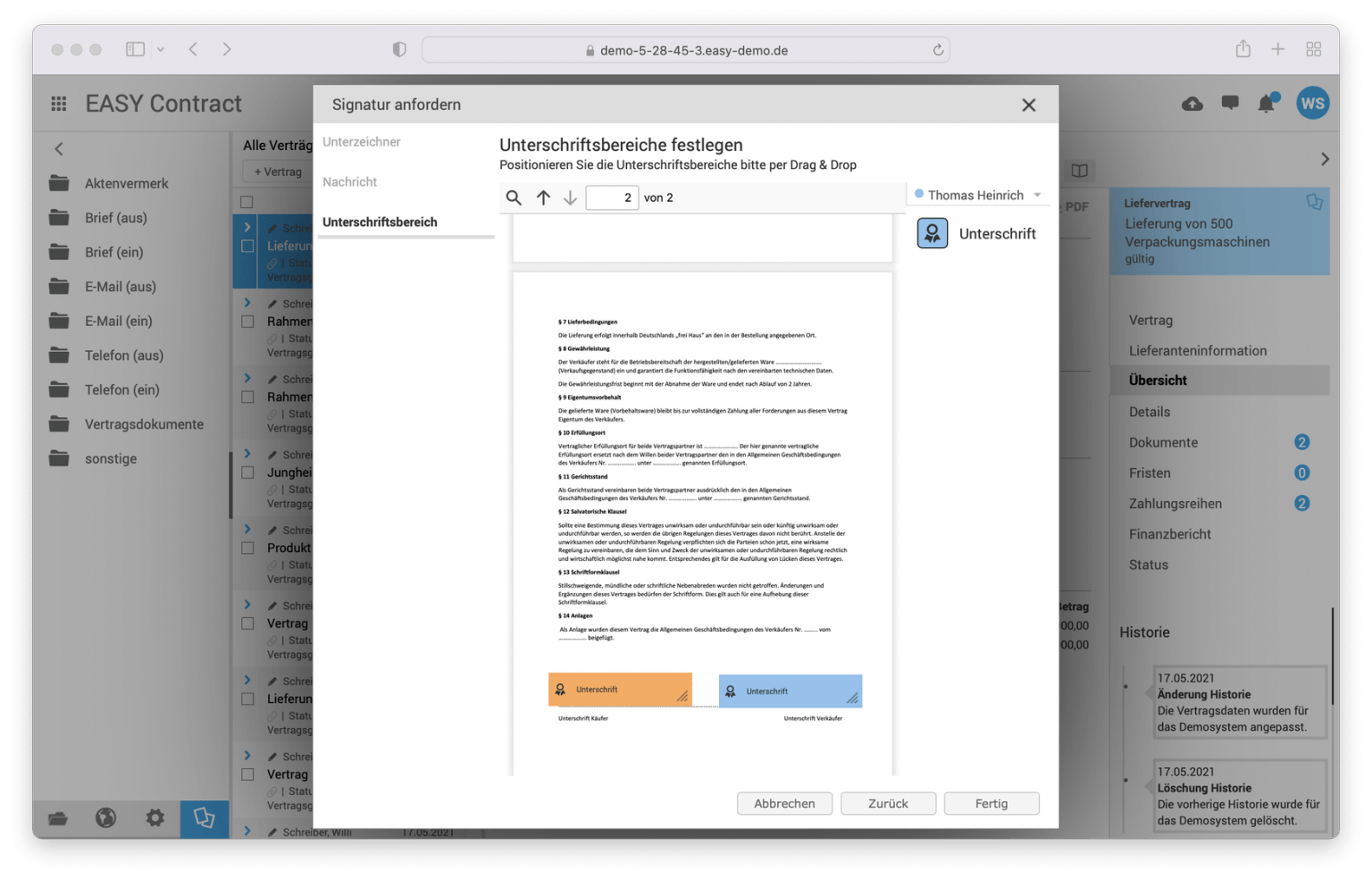 Verträge digital unterschreiben – in 4 Schritten
