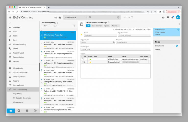 Sign contracts digitally in four steps