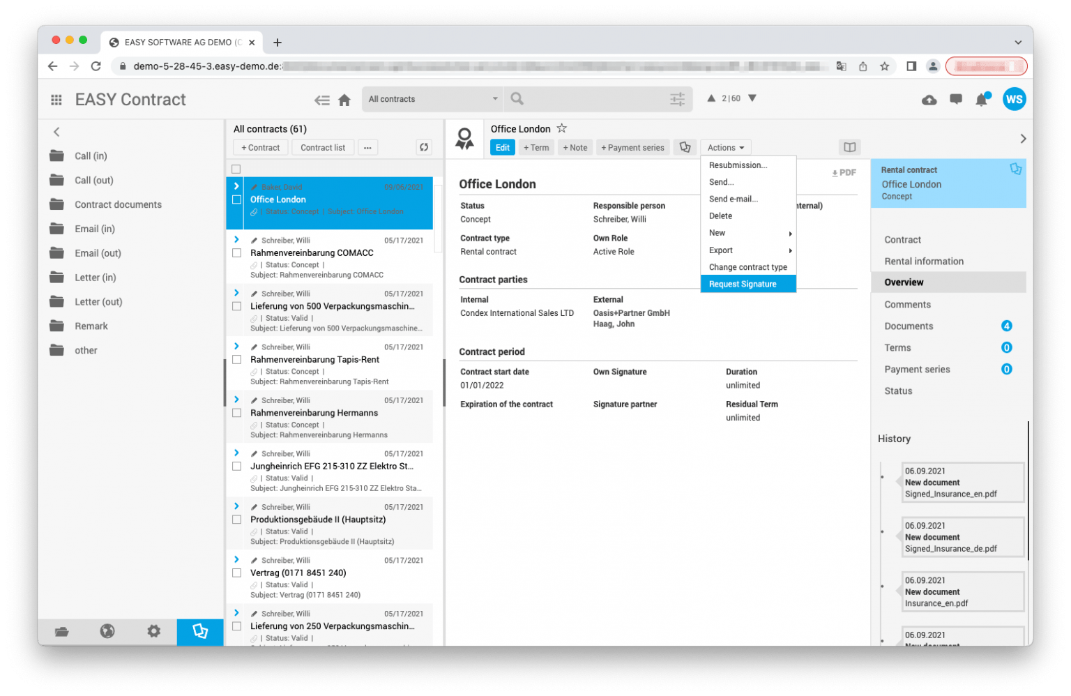 Sign contracts digitally in four steps